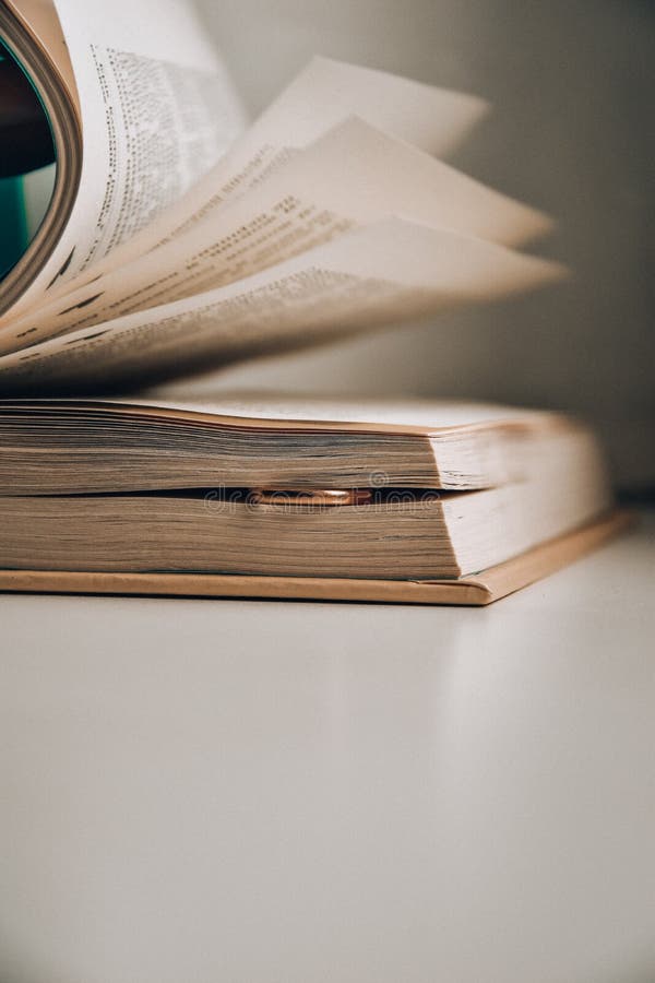 Wedding Ring in the Book Pages Jewelry Stock Photo - Image of education ...