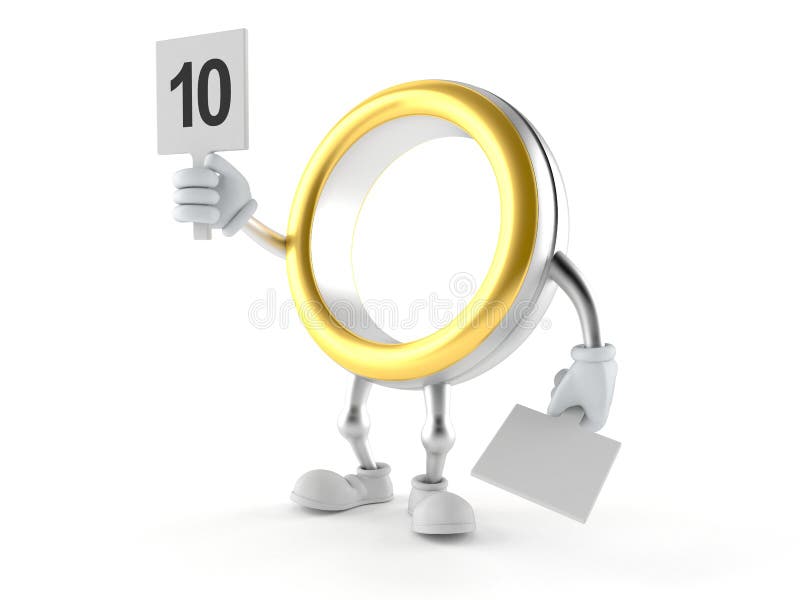 Wedding Ring Character Looking at Question Mark Symbol Stock ...