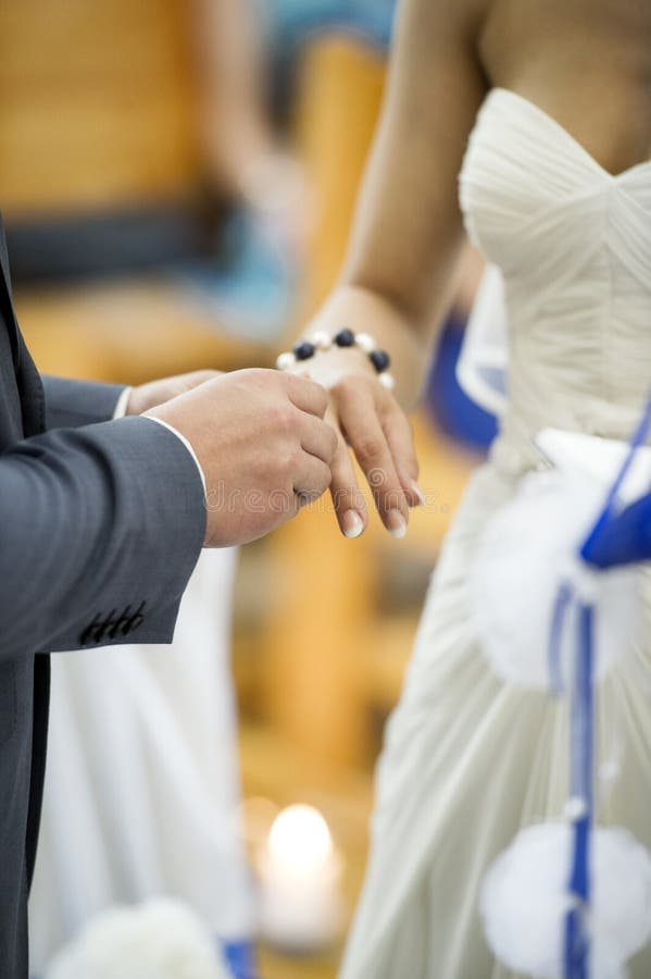 Wedding ring stock photo. Image of focus, church, gold - 92395720