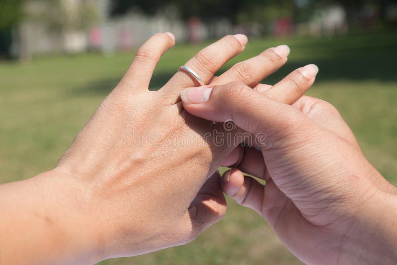 Wedding ring exchange stock image. Image of groom, male - 50679237