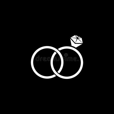 Wedding Ring Logo Design Template Stock Vector - Illustration of luxury ...