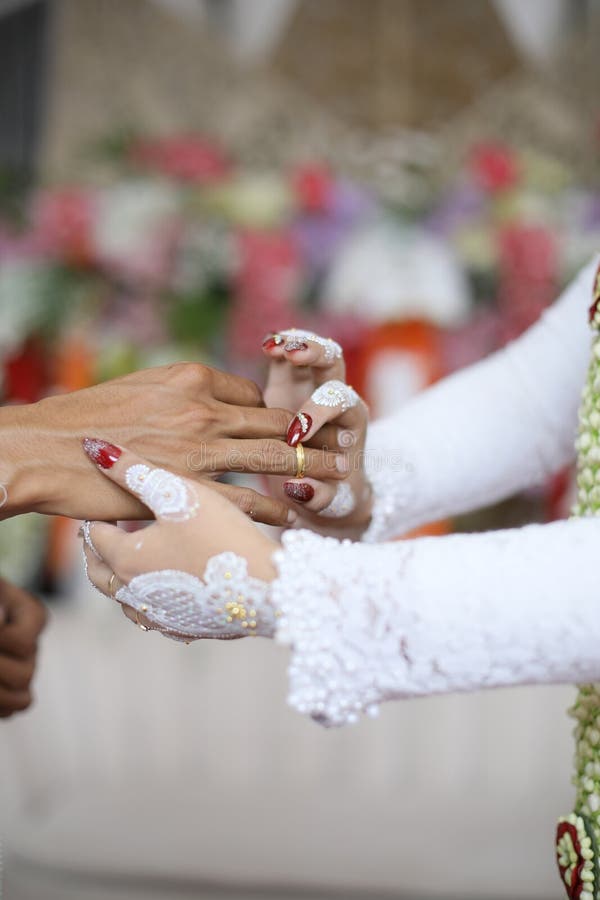 Wedding ring stock photo. Image of pink, female, massage - 366948656