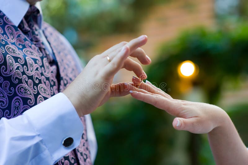 Wedding Ring - Symbol of Love Stock Photo - Image of hands, bride: 21837006