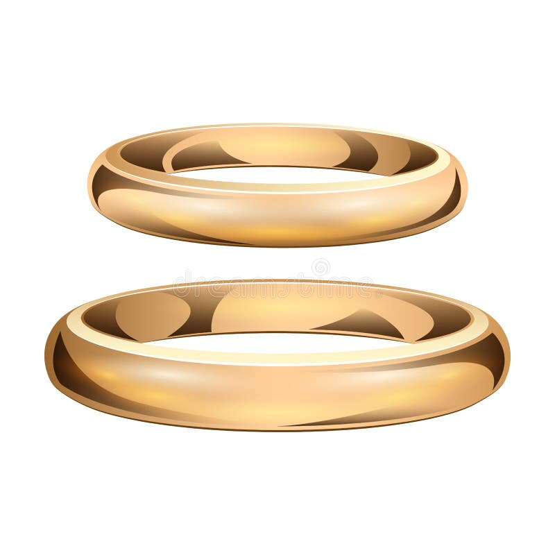 Wedding Ring Vector Icon.Realistic Vector Icon Isolated on White ...