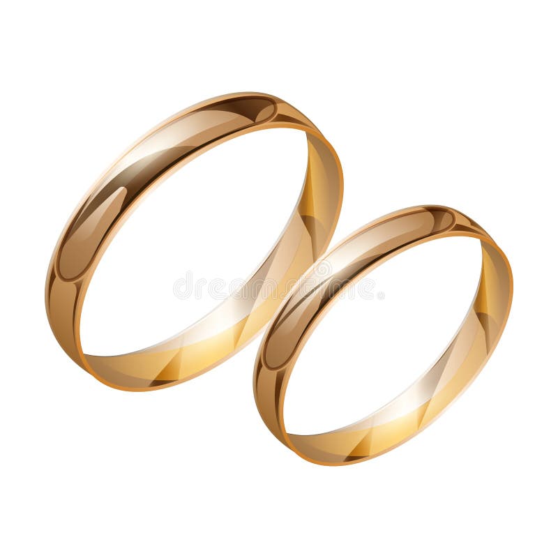 Wedding Ring Vector Icon.Realistic Vector Icon Isolated on White ...