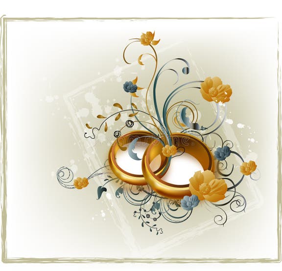 Clip Art Wedding Rings Stock Illustrations – 420 Clip Art Wedding Rings ...