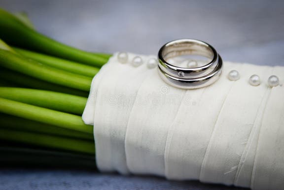 Wedding rings stock image. Image of bridal, flower, dutch - 16849049