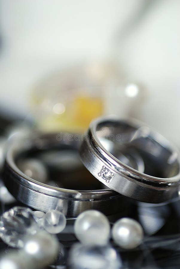 Wedding rings stock image. Image of gold, engagement, golden - 1606131
