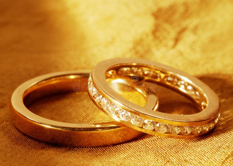 Two Wedding Rings stock photo. Image of symbolism, traditional - 23912