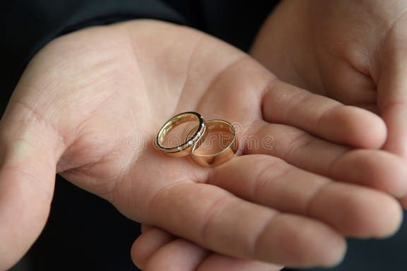 Wedding Rings stock photo. Image of gold, marriage, matrimony - 9048616