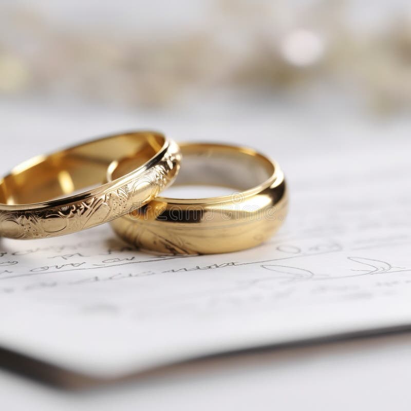 Wedding Rings Background Wallpaper Stock Illustration - Illustration of ...