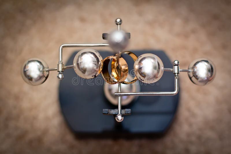 Wedding rings on balance stock photo. Image of wedding - 53252984