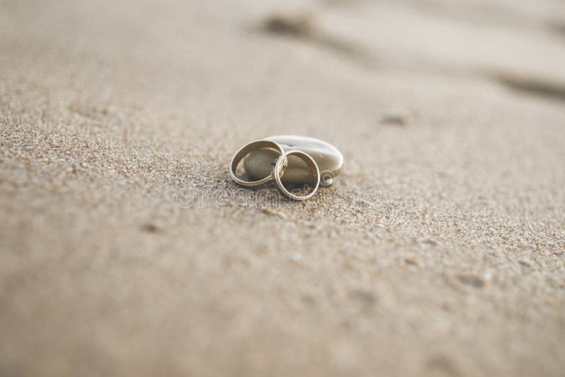 Wedding Rings for the Bride and Groom Stock Photo - Image of ceremony ...
