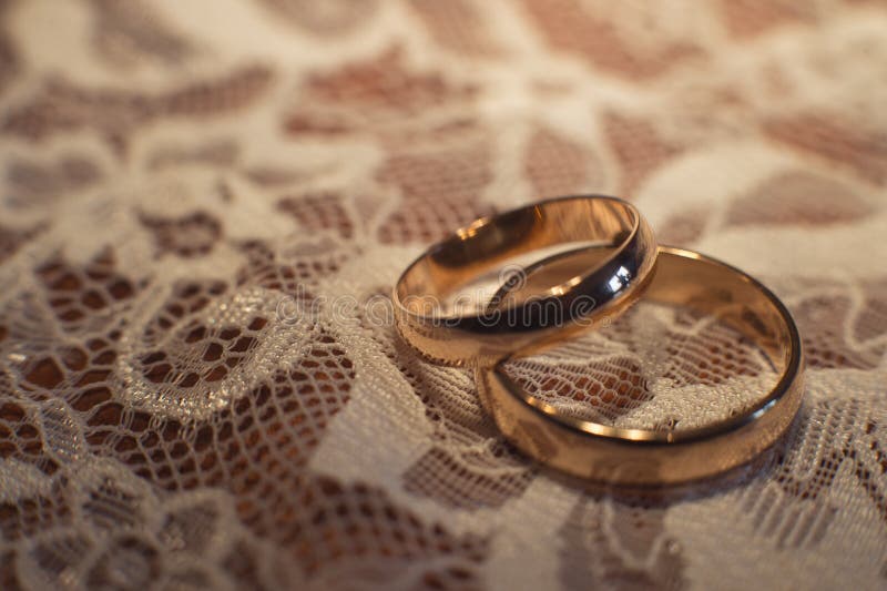 Wedding rings, close-up stock photo. Image of festive - 154540148