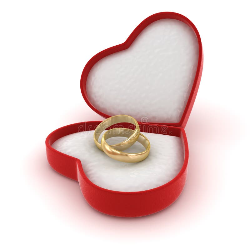 Wedding rings stock illustration. Illustration of engagement - 41625229