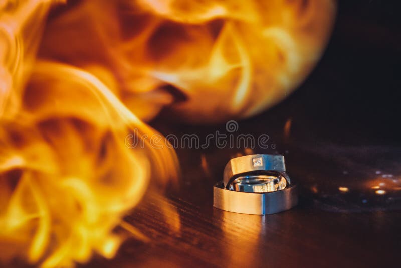 Wedding Rings Fire Flames Stock Photos - Free & Royalty-Free Stock Photos from Dreamstime