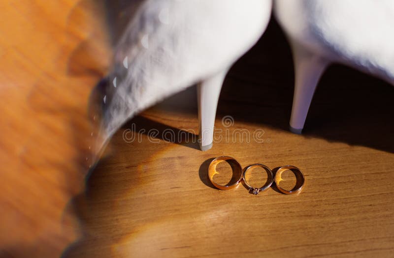 Wedding Rings for a Wedding this Happy Day Stock Image - Image of ...