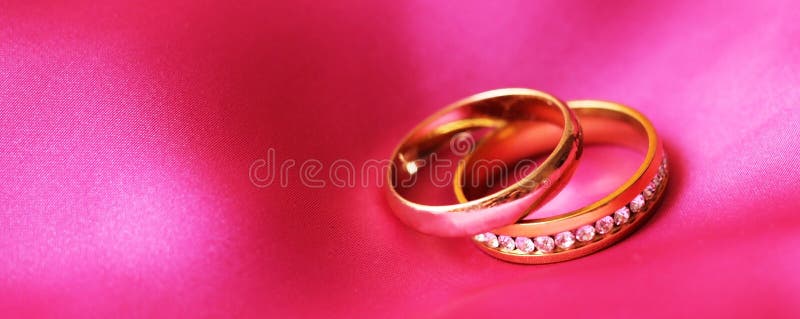 Wedding Rings, Happy and Love Stock Image - Image of ring, isolated ...