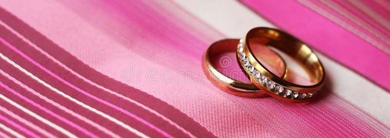Wedding Rings, Happy and Love Stock Image - Image of ring, isolated ...