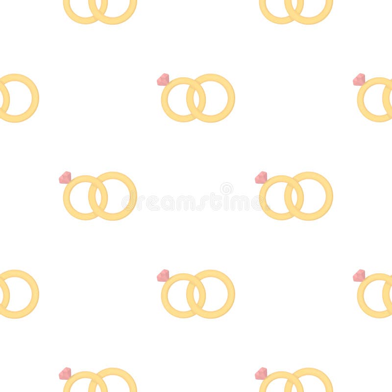 Two Wedding Rings Cartoon Stock Illustrations – 155 Two Wedding Rings ...