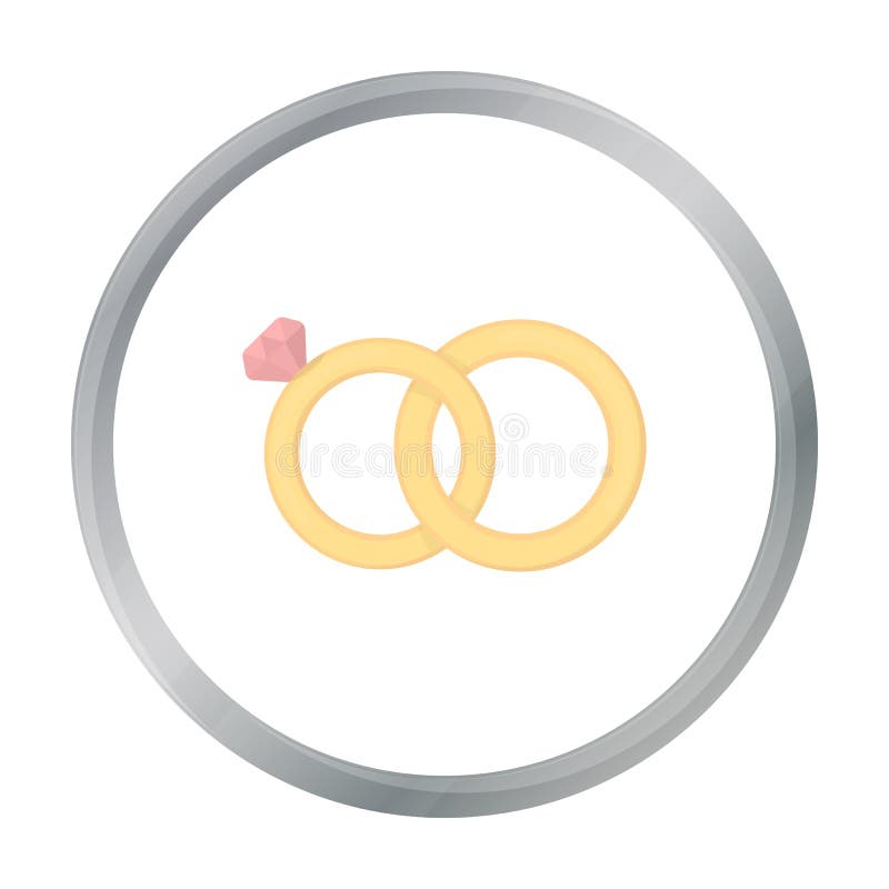 Two Wedding Rings Cartoon Stock Illustrations – 188 Two Wedding Rings ...