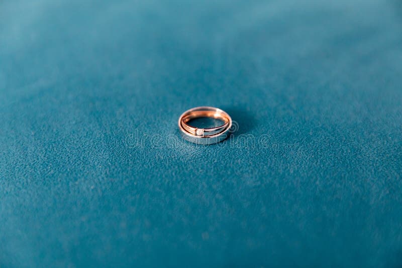 Wedding Rings on the Stand for Rings Stock Photo - Image of decor ...