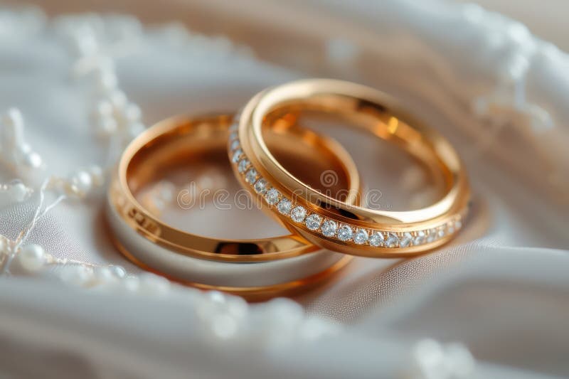 Wedding Rings Symbol of Love, Commitment, and Forever, Nuptials with ...