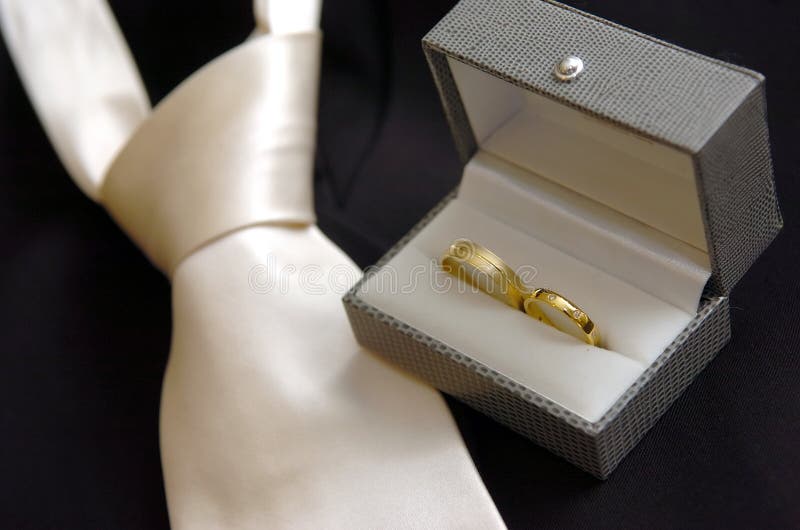 Wedding Rings & Wedding Tie Picture. Image: 5201025