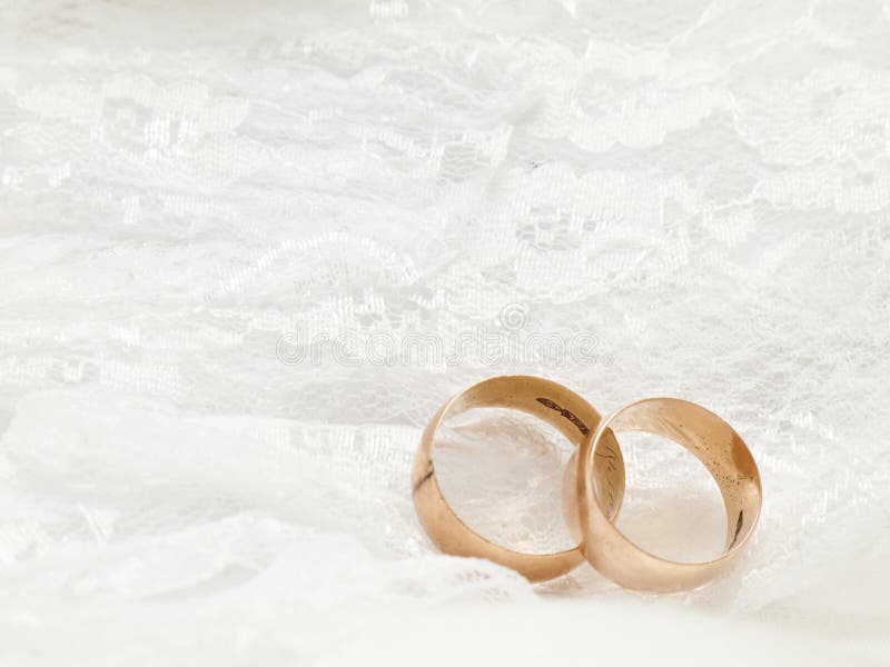 Wedding rings on white stock image. Image of bridal, accessory - 8382725
