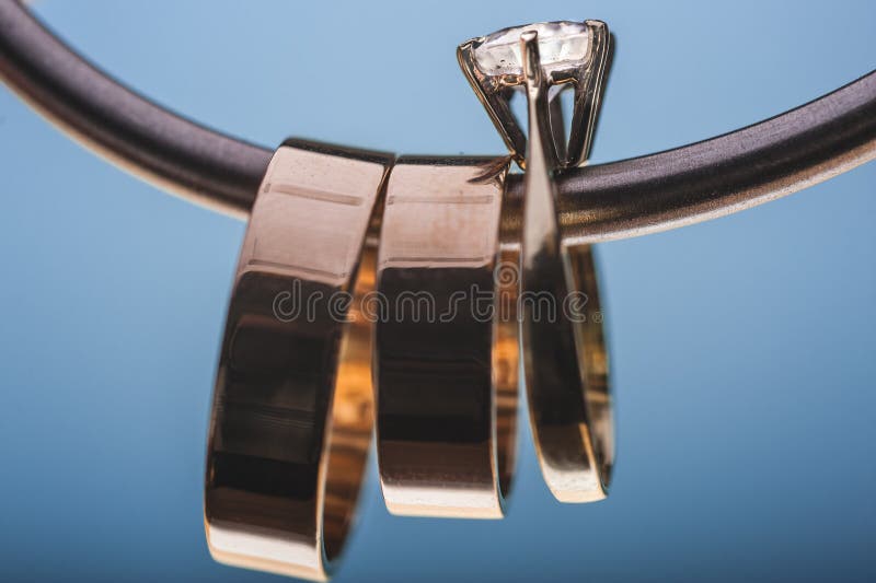 Wedding rings stock photo. Image of arrangement, gold - 51980136