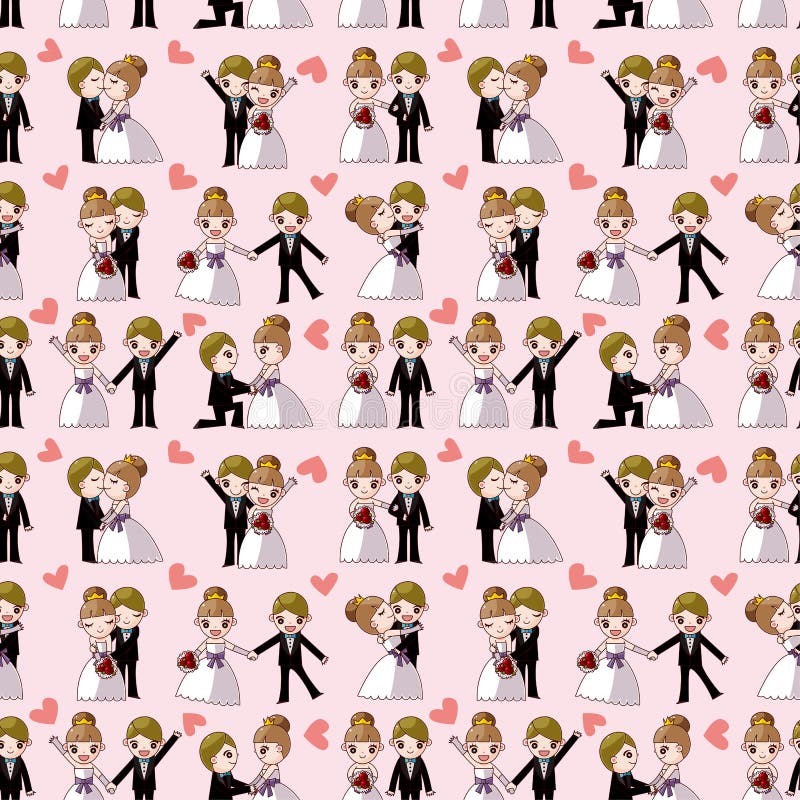 Wedding seamless pattern stock vector. Illustration of elegant - 23820476