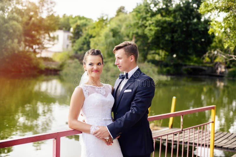 Wedding Session in the Park Stock Image - Image of fashion, bride: 69511367