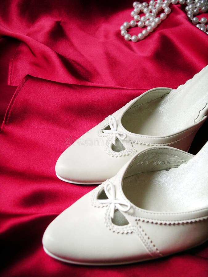 Wedding red shoes stock image. Image of wedding, details - 6619077