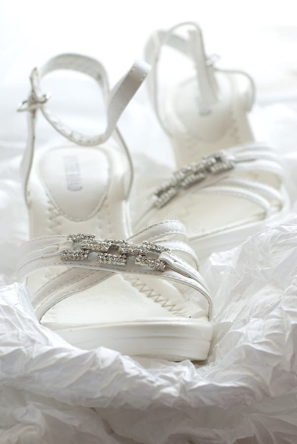 Wedding shoes stock photo. Image of close, beauty, heels - 17719146