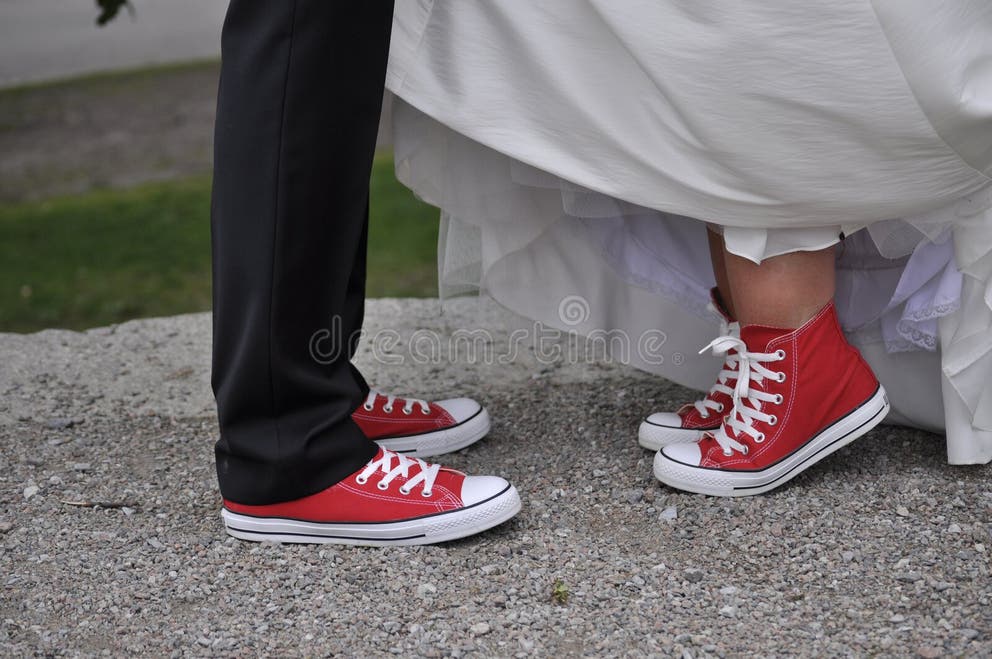 Wedding shoes stock photo. Image of snickers, love, unique - 20610256