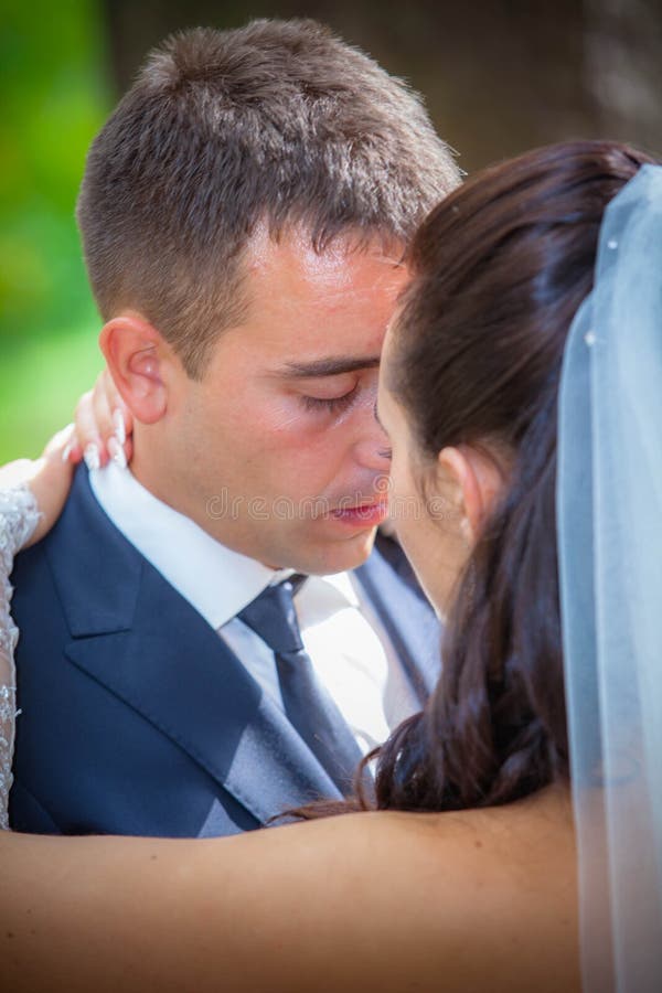 Wedding Shot of Bride and Groom Stock Image - Image of couple ...