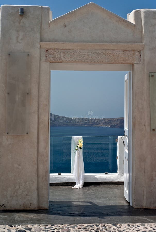 Wedding sign of purity stock image. Image of thira, openair - 24261065