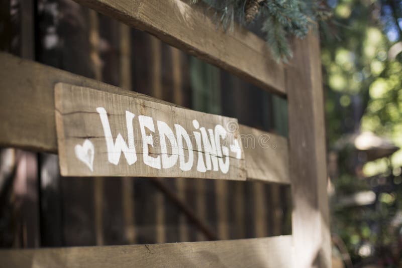 Wedding Sign stock image. Image of decoration, ceremony - 50917627
