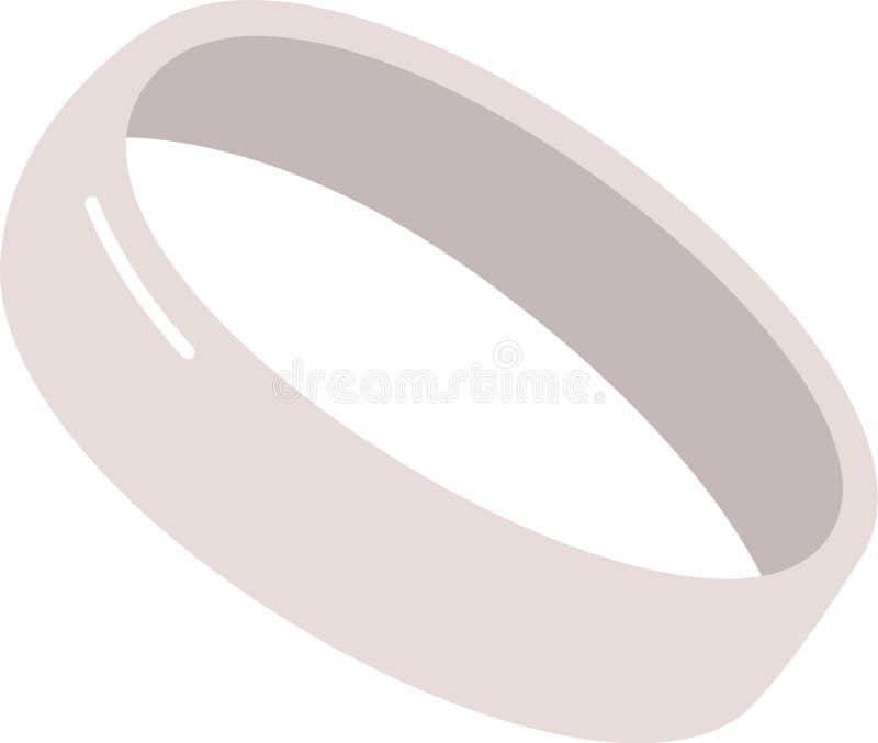 Wedding Silver Ring stock vector. Illustration of vector - 297507063