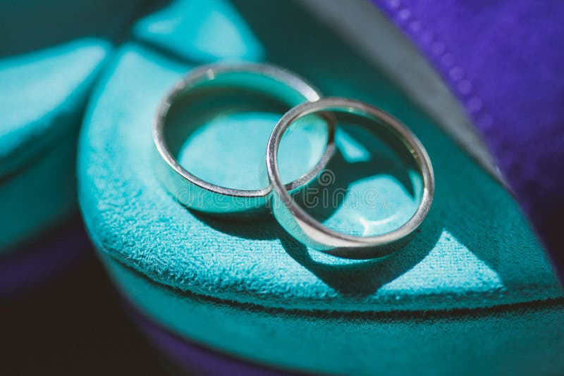 Wedding silver rings stock photo. Image of groom, gold - 89516428