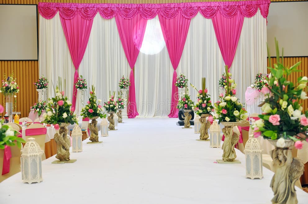 Wedding Stage stock photo. Image of decoration, colorful - 16648204