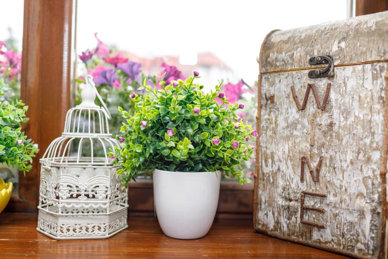 Wedding Still Life in Rustic Style. Retro Stylized Photo. Stock Image ...