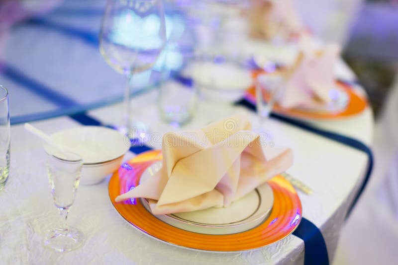 Wedding table stock image. Image of goblet, feast, gathering - 40726941