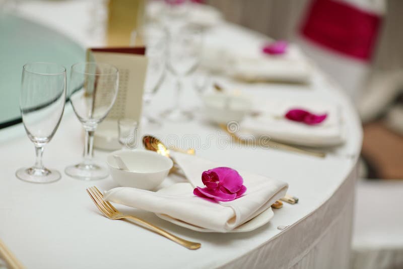 Wedding table stock image. Image of gathering, arranging - 41580917