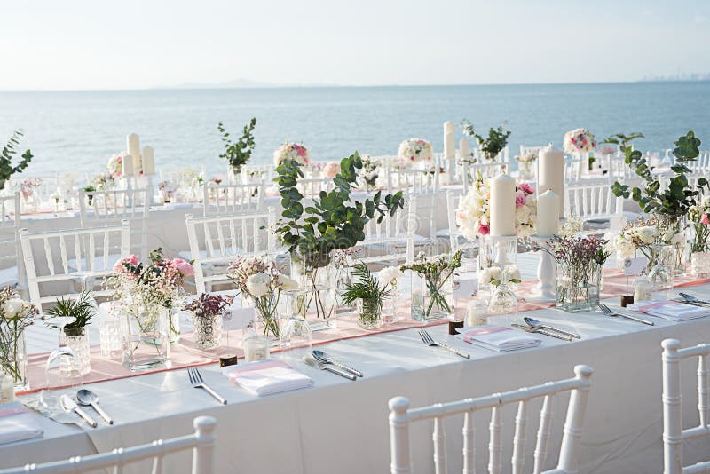 Wedding table Setup stock image. Image of beautiful, marriage - 93940689