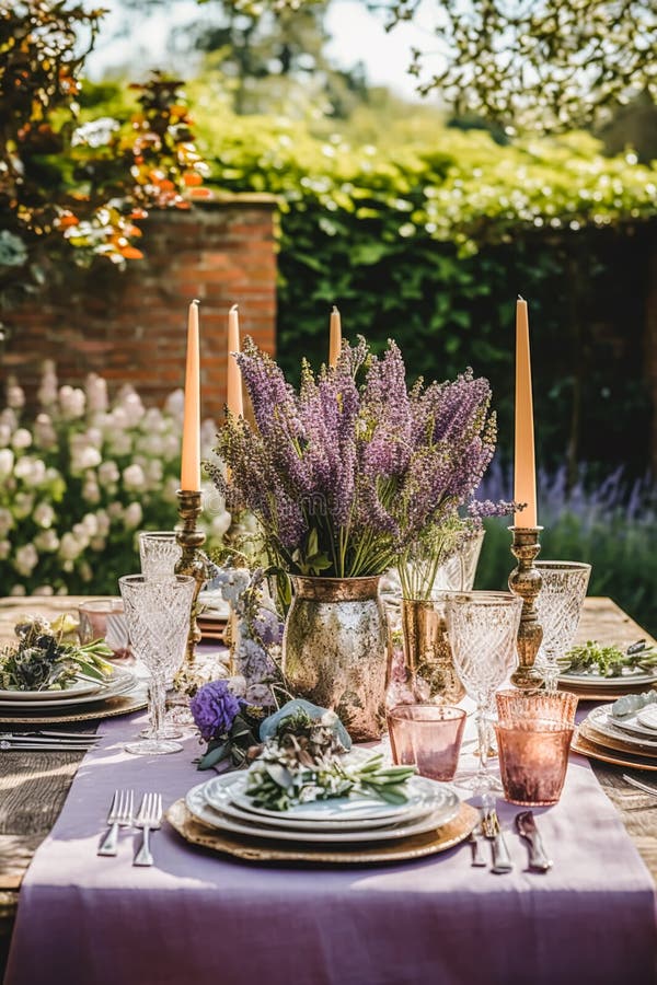 Wedding Tablescape, Elegant Formal Dinner Table Setting, Table Scape ...