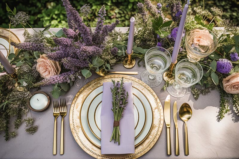 Wedding Tablescape, Elegant Formal Dinner Table Setting, Table Scape ...