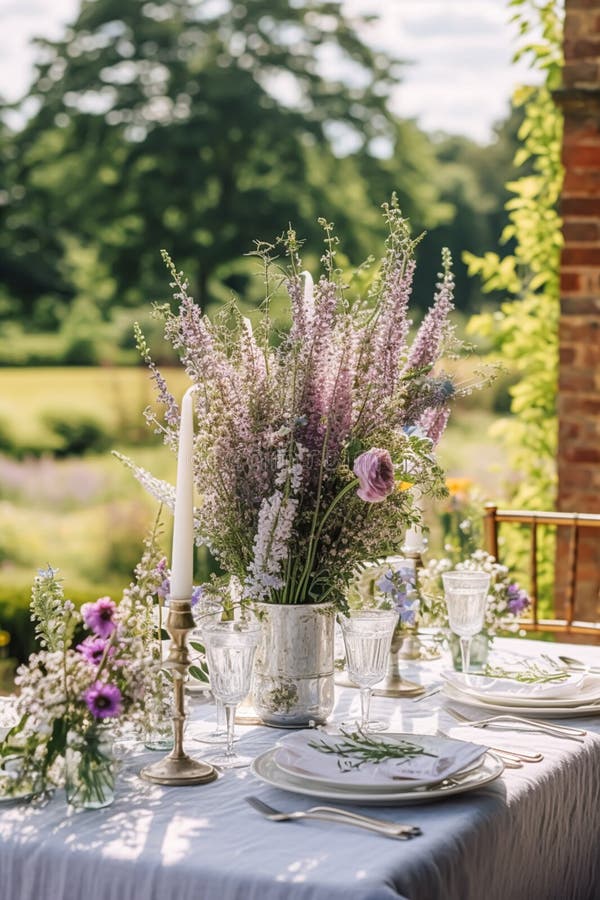 Wedding Tablescape, Elegant Formal Dinner Table Setting, Table Scape ...