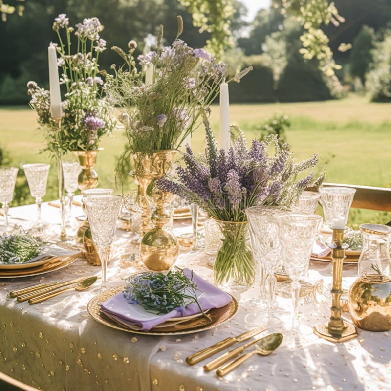 Wedding Tablescape, Elegant Formal Dinner Table Setting, Table Scape ...