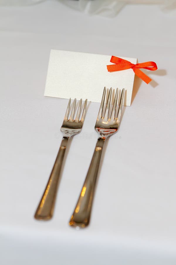 Wedding Tag with Orange Ribbon Stock Image - Image of marriage, flowers ...